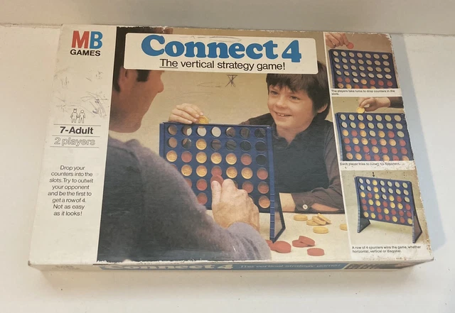 MB GAMES CONNECT 4 Original Retro Vintage Edition 1976, Complete. £11. ...