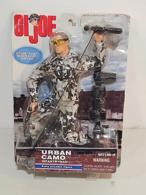FIGURINE GI JOE URBAN CAMO INFANTRYMAN 12" échelle 1/6 1999 Hasbro ...