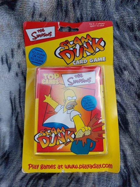 RARE THE SIMPSONS Top Cards Slam Dunk Card Game (2001) £15.95 - PicClick UK