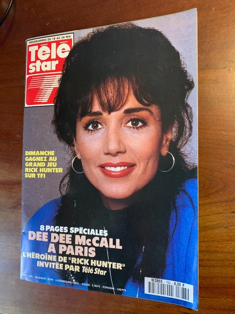TELE STAR DU 13/05/1991; Dee Dee McCall/ Michèle Torr/ Cousteau ...