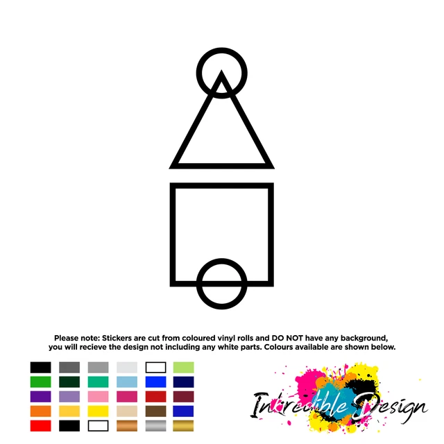 SQUID GAME LOGO Vinyl Sticker Decal Games Car Window Bumper 6 x 15cm £3 ...