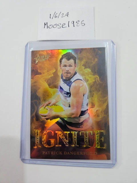 2024 AFL SELECT Footy Stars PATRICK DANGERFIELD IGNITE 119/125 GEELONG CATS $12.00 - PicClick AU