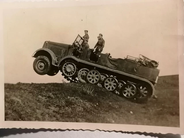 FOTO SOLDATEN Wehrmacht halbkette sdkfz EUR 20,00 - PicClick DE