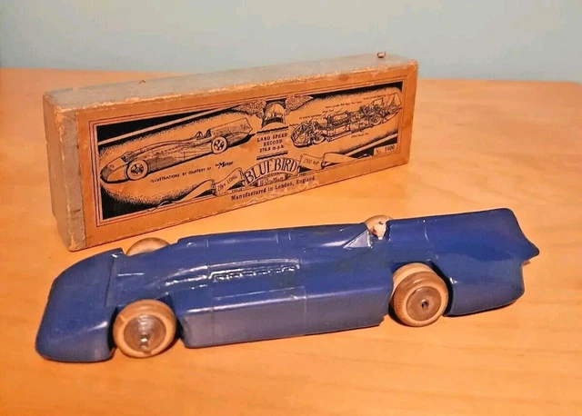 BRITAINS PRE WAR LEAD c1935 BOXED No.1400 BLUEBIRD LAND SPEED RECORD ...