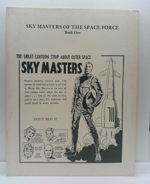 COMIC ART SHOWCASE #1 1980 Sky Masters Of The Space Force Jack Kirby ...