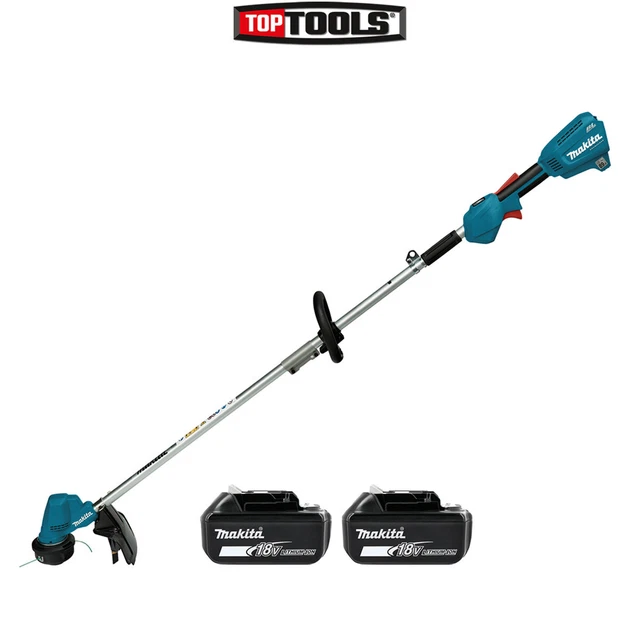 MAKITA DUR192 18V LXT Brushless Loop Handle Line Trimmer With 2 x 5Ah ...