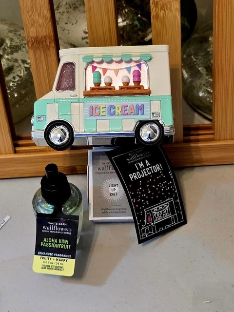 BATH & BODY Works Ice Cream Truck Projector Light Wallflower Plug New £ ...