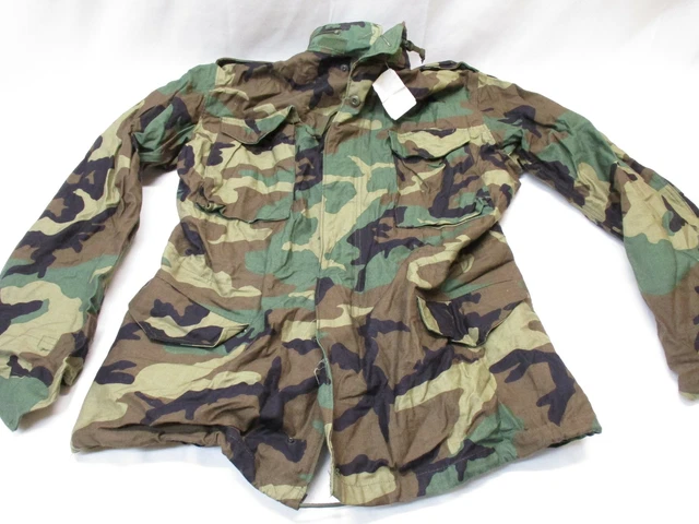 MILITARY USGI ARMY Woodland Bdu M-65 Field Jacket Medium/Long Cold Weather Coat £46.84 - PicClick UK