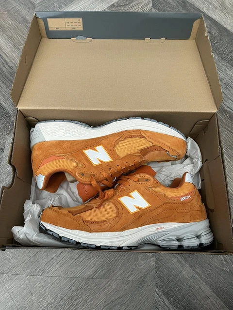 NEW BALANCE 2002R Protection Pack Orange UK 9.5 $255.14 - PicClick CA