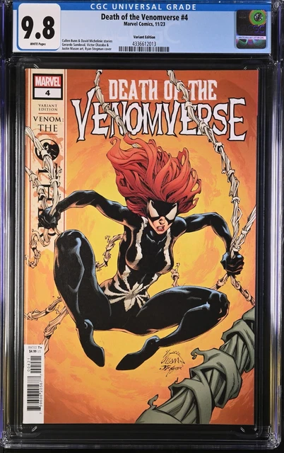 DEATH OF THE Venomverse #4 CGC 9.8 Ryan Stegman Variant Cover Marvel ...