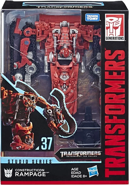 TRANSFORMERS STUDIO SERIES 37 Voyager Class ROTF Construction Rampage ...