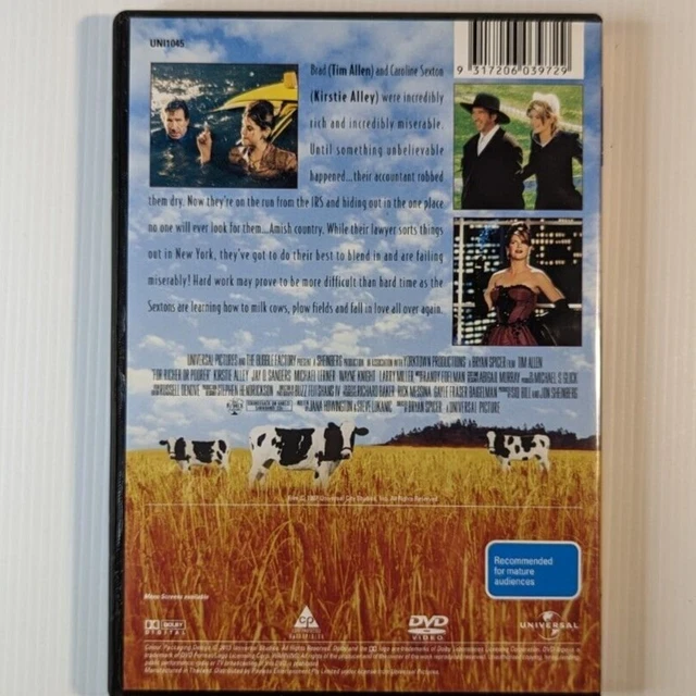 FOR RICHER OR Poorer (DVD 1997) Tim Allen Kirstie Alley Comedy Region 4 ...