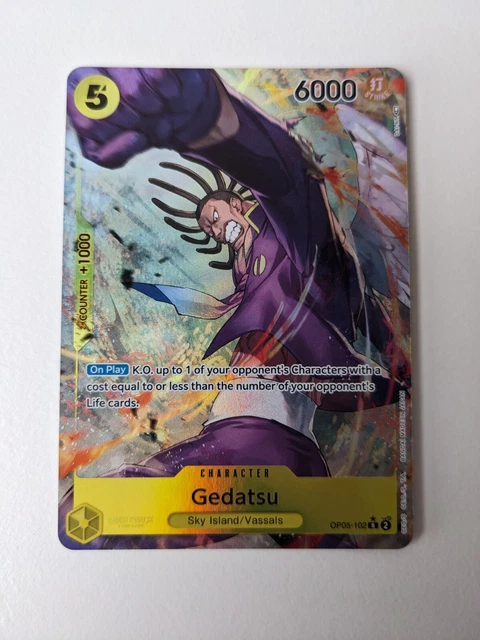 ONE PIECE TCG Awakening of the New Era - Gedatsu OP05-102 R Alt Art EUR 34,96 - PicClick IT