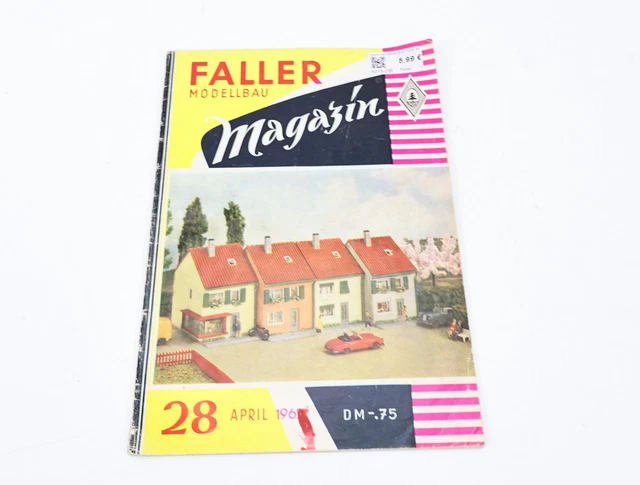 FALLER MODELLBAU KATALOG Magazin (28) April 1962 Modelleisenbahnen EUR ...