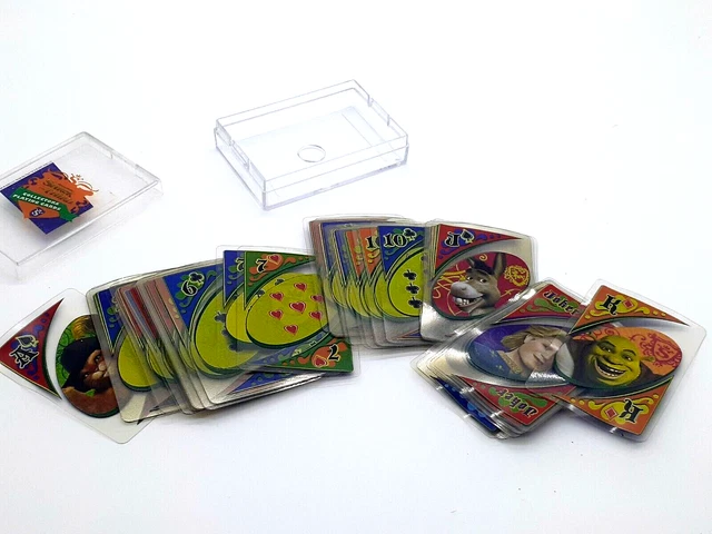 SHREK THE THIRD Waterproof Transparent Collector Playing Cards 2007 ...