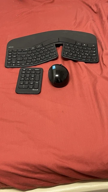 MICROSOFT SCULPT ERGONOMIC Desktop Keyboard Numeric Pad and Mouse ...