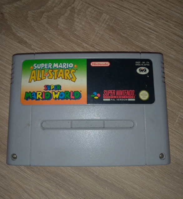 SUPER MARIO ALL STARS + SUPER MARIO WORLD SNES SUPER NINTENDO PAL ...