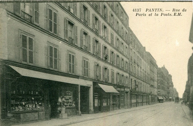 CARTE PANTIN RUE de Paris et la Poste EUR 3,45 - PicClick FR