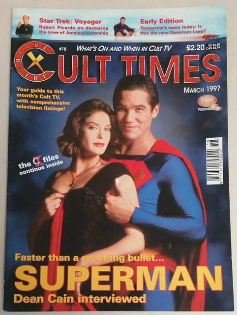 MAGAZINE - CULT Times Magazine Issue #18 Dated March 1997 Superman ...