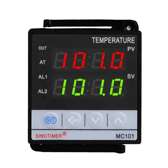 MC101 DIGITAL DISPLAY Temperature Controller Celsius / Fahrenheit ...