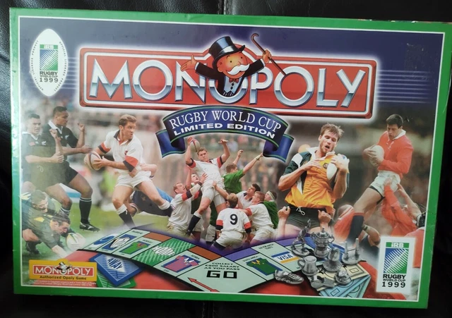 RUGBY WORLD CUP 1999 Monopoly Board Game New Sealed Hasbro Limited ...