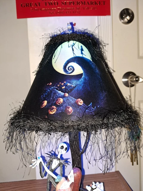 DISNEY TIM BURTON'S The Nightmare Before Christmas Moonlight Table Lamp ...