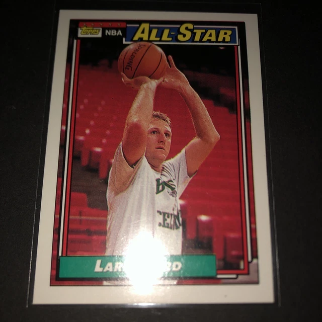 NBA LARRY BIRD 1991-92 Topps Boston Celtics Basketball Trading Card ...