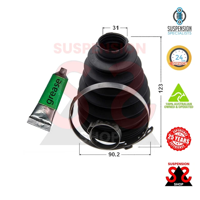 WHEEL SIDE BELLOW Boot, Drive Shaft Suit TOYOTA Hilux Surf 3.0 TDi 4WD ...