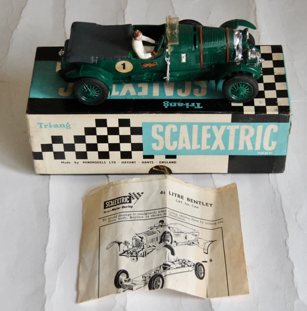 VINTAGE TRIANG SCALEXTRIC C64 Bentley. Boxed with instructions. EUR 162 ...