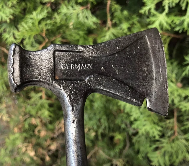 ANTIQUE WWII DGM 566487 GERMAN HITLER JUGEND CAMP AXE HATCHET HAMMER ...