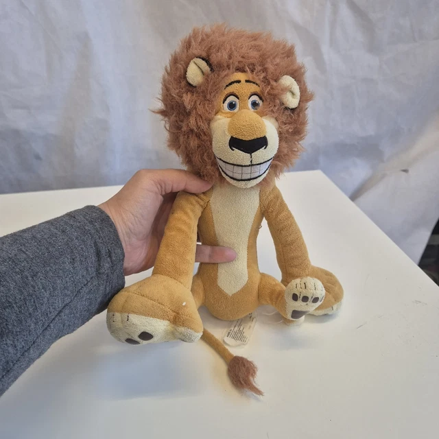 DREAMWORKS MADAGASCAR ALEX The Lion Plush Soft Toy Film TV Figure ...