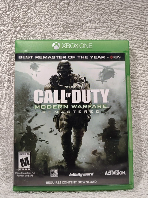 CALL OF DUTY: Modern Warfare Remastered - (Xbox One, 2017) *CIB* VGC ...