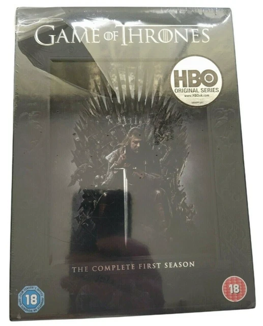GAME OF THRONES DVD Disc Box Set HBO The Complete First Season Series 1 ...