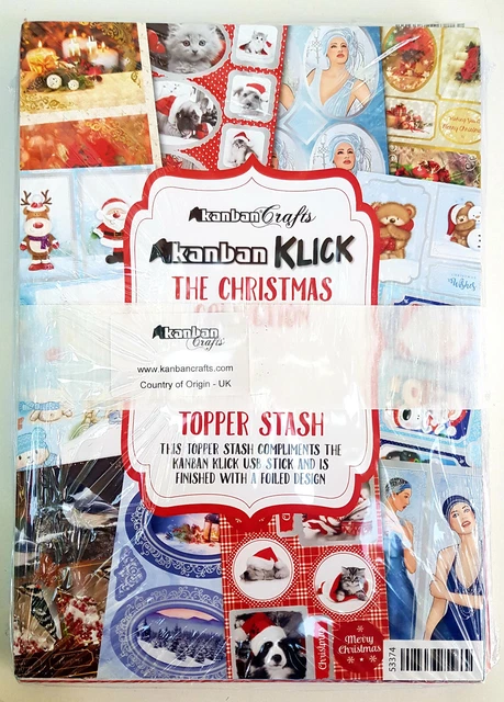 NEW (OTHER) KANBAN Klick The Christmas Collection Topper Stash Card ...