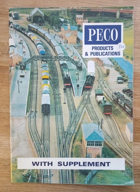 VINTAGE PECO MODEL Railway Catalogue , Price List Inc Supplement 1980s ...