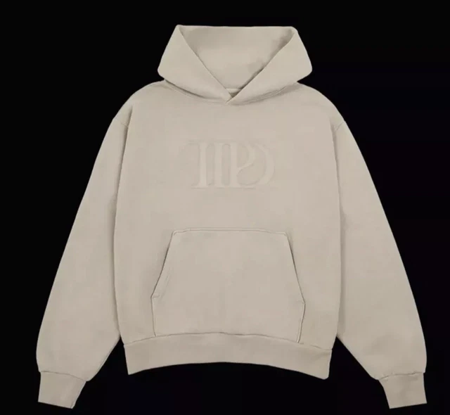 TAYLOR SWIFT TAN Beige TTPD Tortured Poets Official Hoodie Medium £132. ...