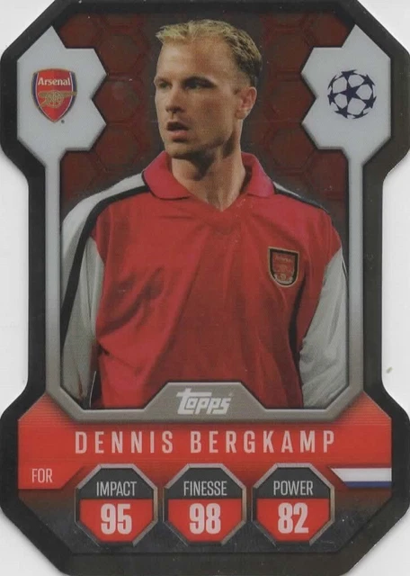 MATCH ATTAX CHAMPIONS League 2024/2025 SH3 Chrome Shield Bergkamp EUR ...