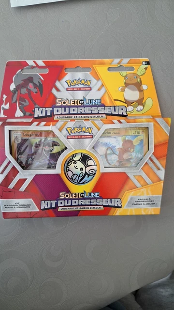 KIT DU DRESSEUR Pokémon Soleil Et Lune Pokémon Lougaroc Et Raichu D ...