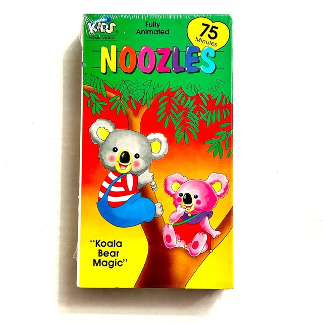 VINTAGE 1984 NOOZLES Koala Bear Magic VHS Kids Cartoon Animated 75 ...
