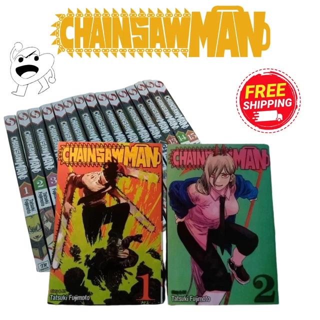 CHAINSAW MAN VOL.1-16 +titre individuel manga anglais Tatsuki Fujimoto... EUR 187,38 - PicClick FR
