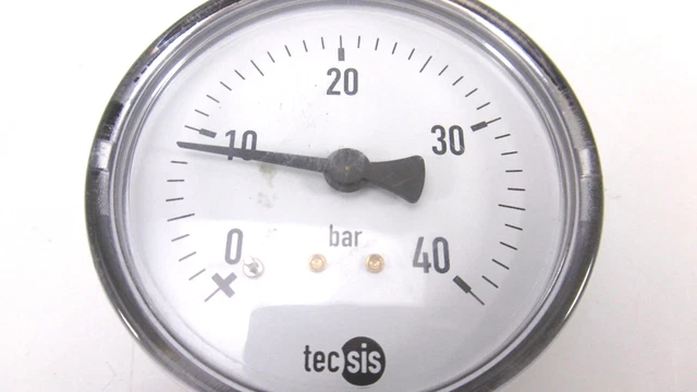 TECSIS MANOMETER 0-40 bar 3/4" Zoll Anschluss EUR 29,99 - PicClick DE