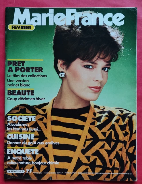 MAGAZINE MARIE FRANCE N° 312 Février 1982 - Mode Femme Fashion Voir ...