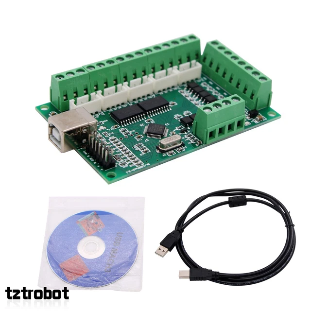 4 Axis Usb Mach3 Motion Control Board Cnc Breakout Board Controller For Cnc Eur 19 98 Picclick Fr