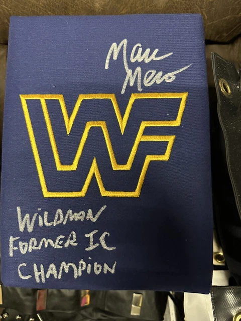 WWE WWF WCW Wrestling Signed Turnbuckle Wildman Marc Mero Johnny B Badd ...
