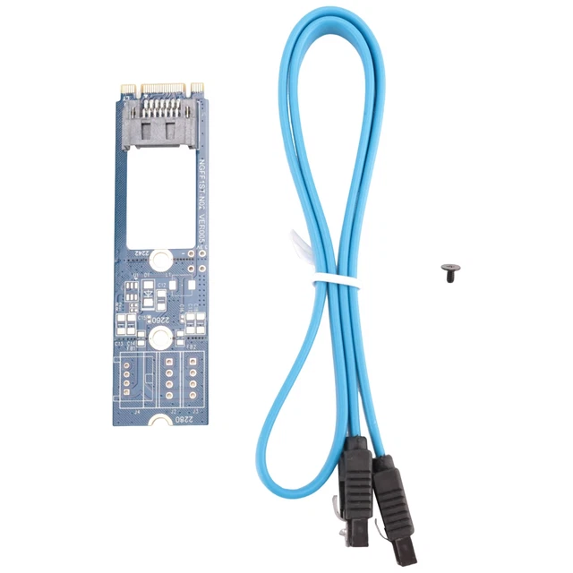 ADAPTATEUR M2 SATA Carte de Conversion Clé B-M M.2 NGFF SATA SSD Vers ...