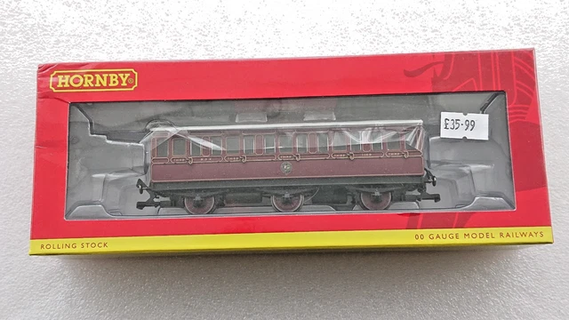 HORNBY R40136 NBR 6 Wheel 3rd Class Coach No.1169 With Lighting NEW £35 ...
