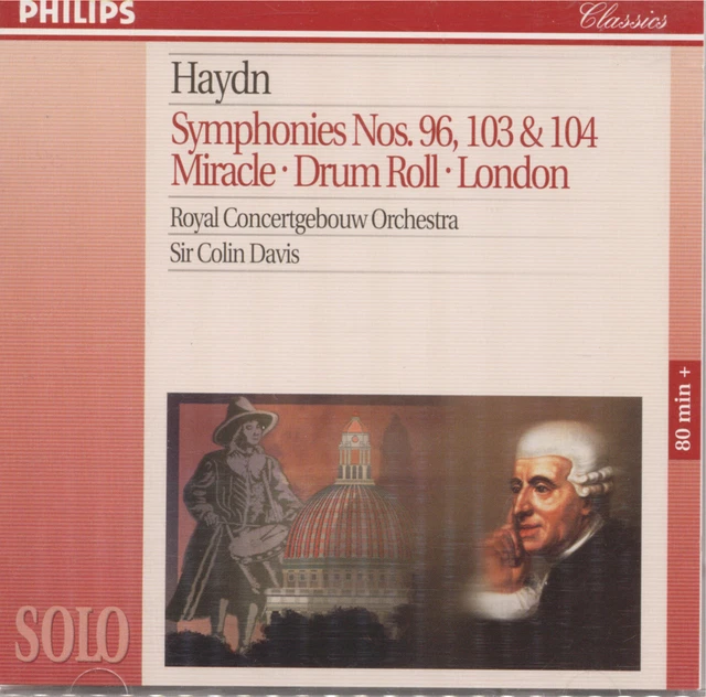 HAYDN; CONCERTGEBOUWORKEST; SIR Colin Davis - Symphonien Nr. 96, 103 ...