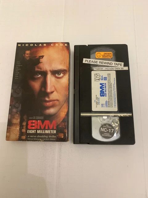 1999 8MM EIGHT Millimeter VHS Video Tape Nicolas Cage £4.67 - PicClick UK