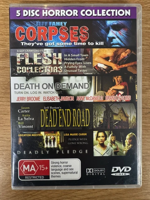 5 DISC HORROR COLLECTION: Corpses/Flesh Collectors etc 5 x DVD AS NEW ...