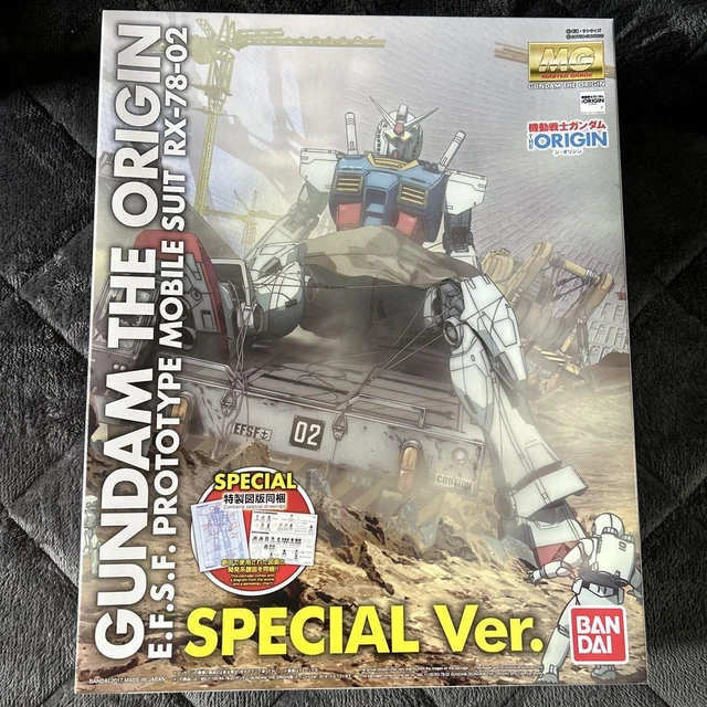 BANDAI MG 1/100 RX-78-02 Gundam The Origin Special Version Plastic Model Kit ... EUR 148,63 ...
